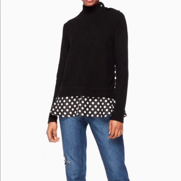kate spade | Sweaters | Nwt Kate Spade Sweater Polka Dot Xl | Poshmark